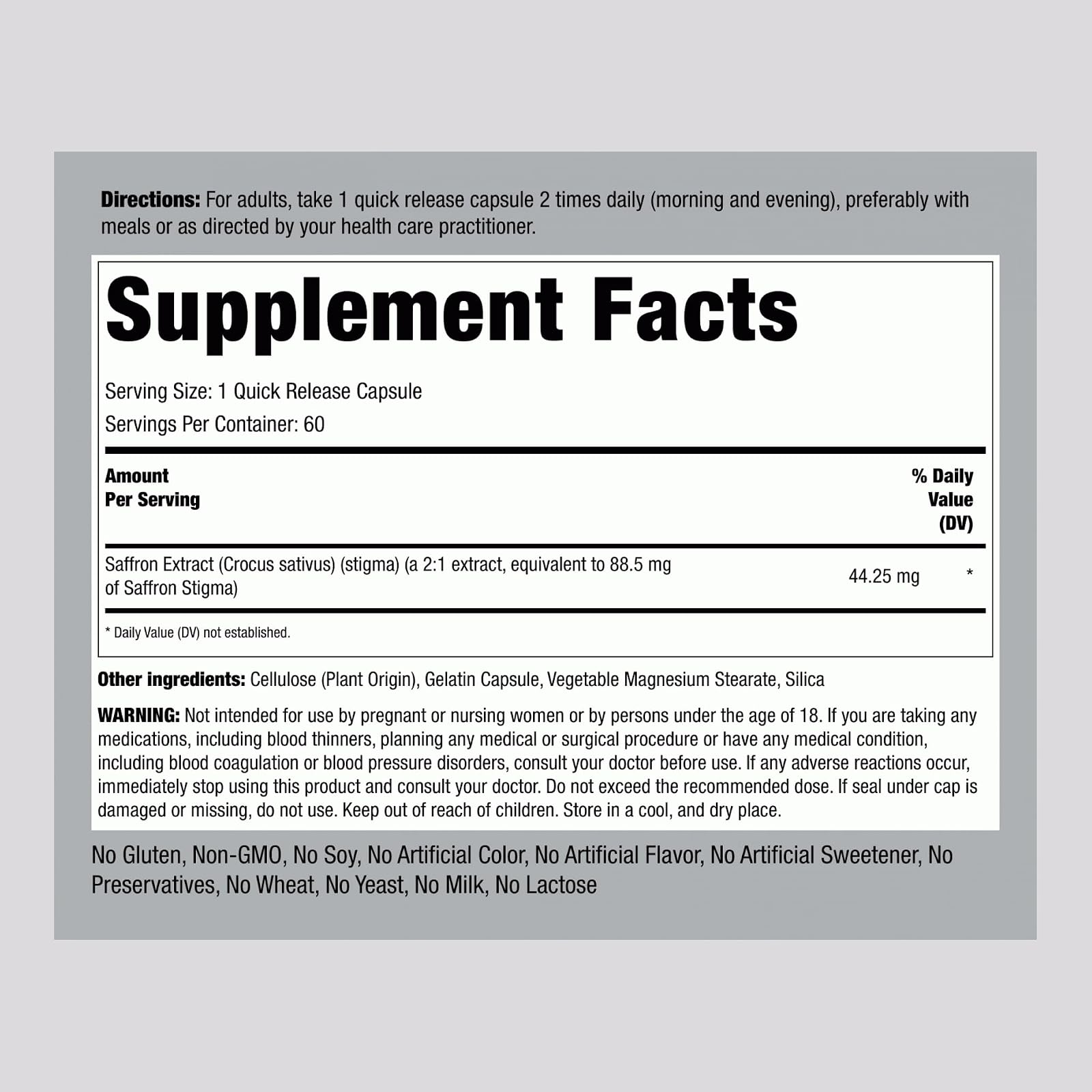multivitamin for women with saffron