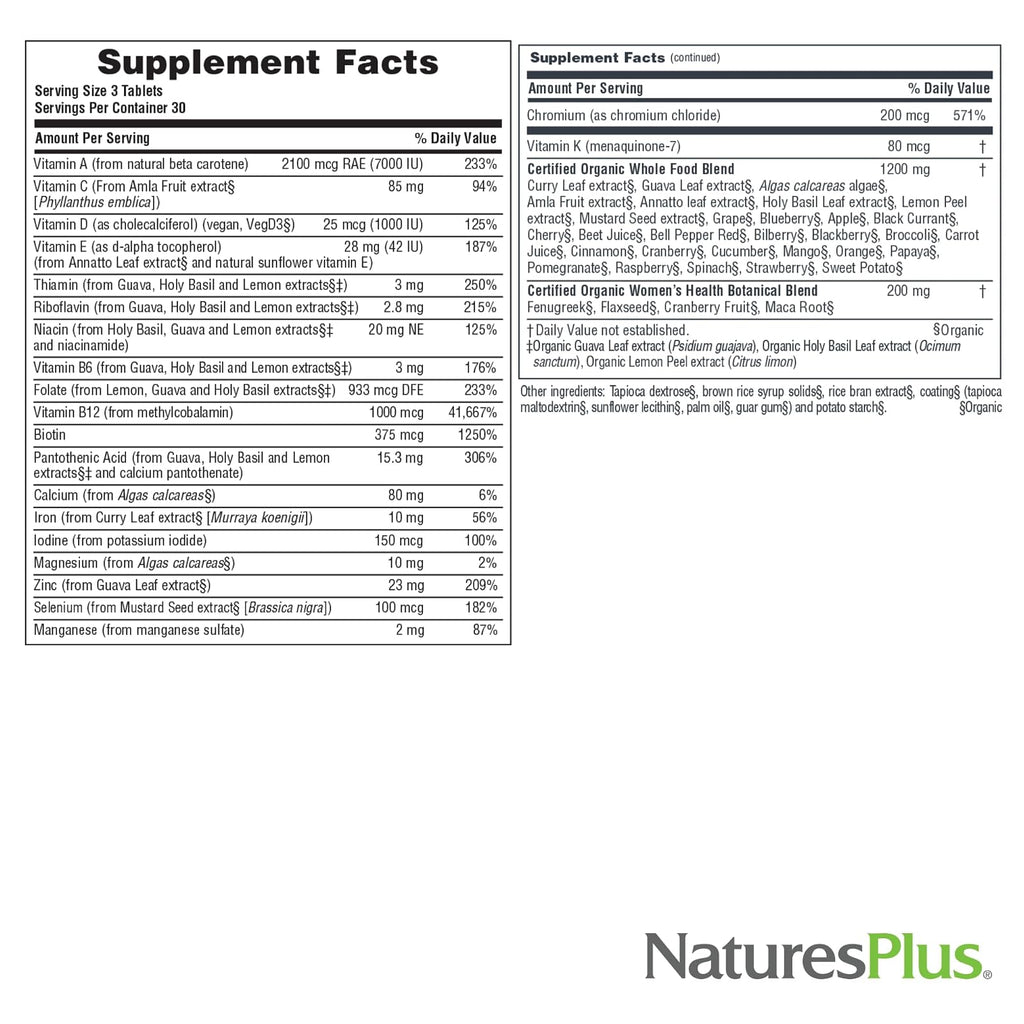 multivitamin for women with whole foods