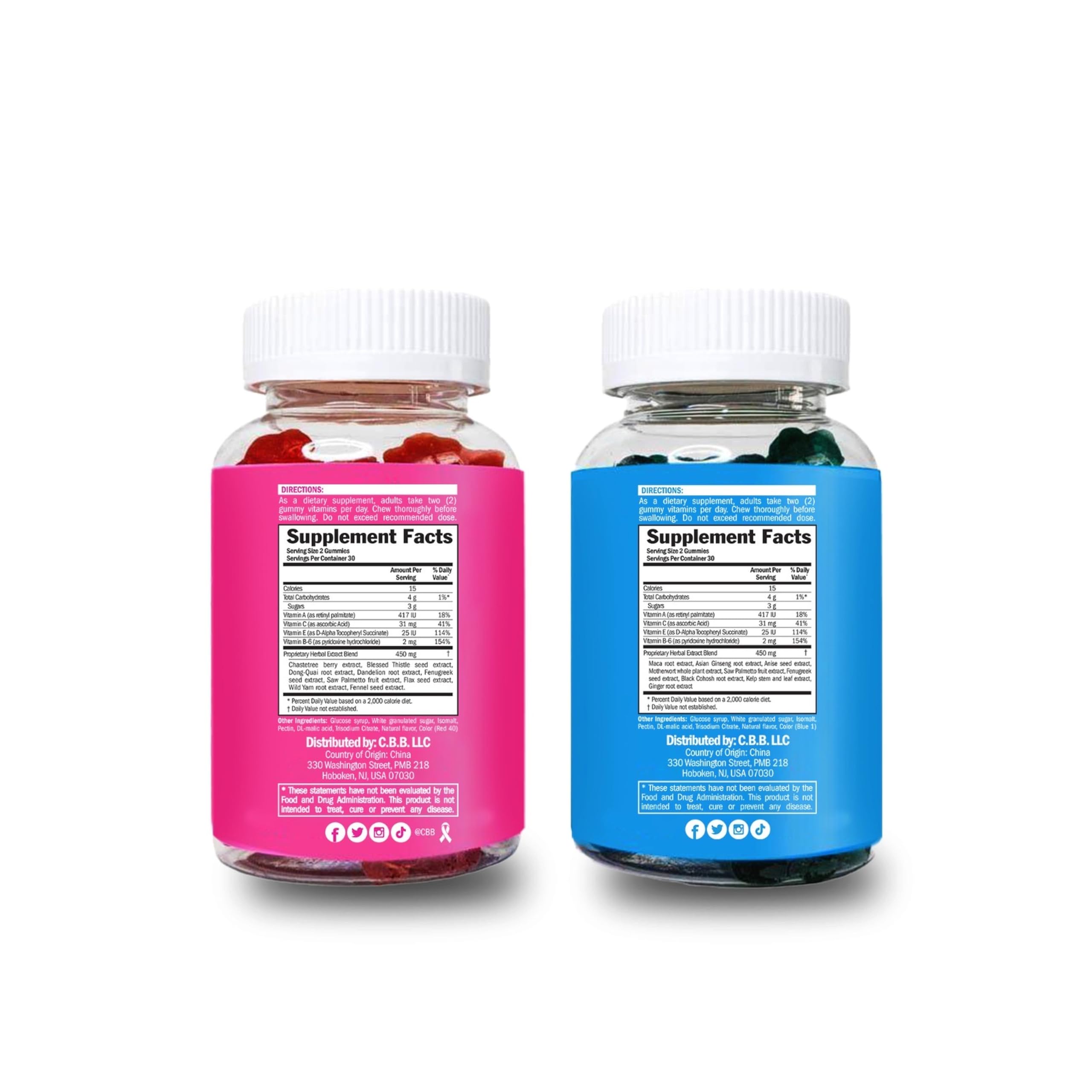 Multivitamin gummies for women