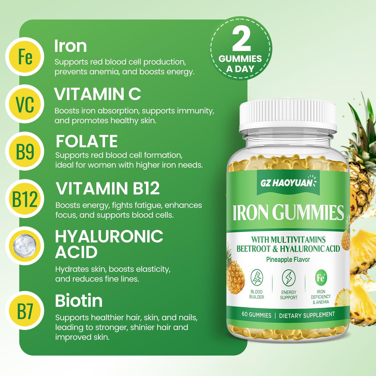 Multivitamin gummies for women