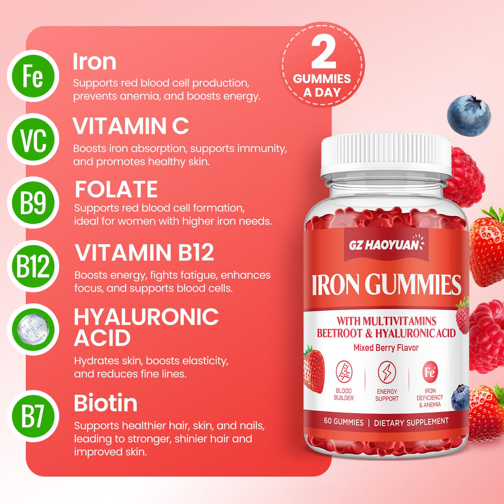 Multivitamin iron supplement for health