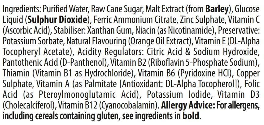 multivitamin liquid with great taste