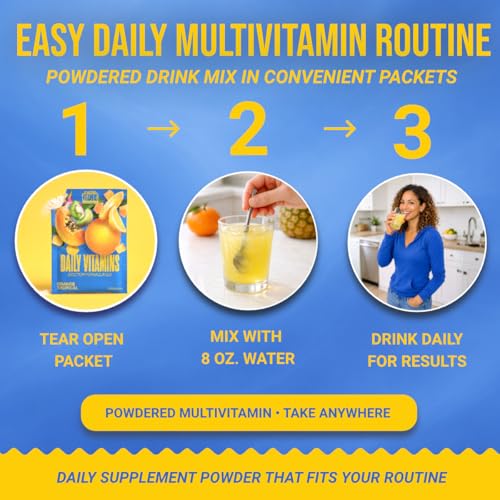 multivitamin powder for men's daily health