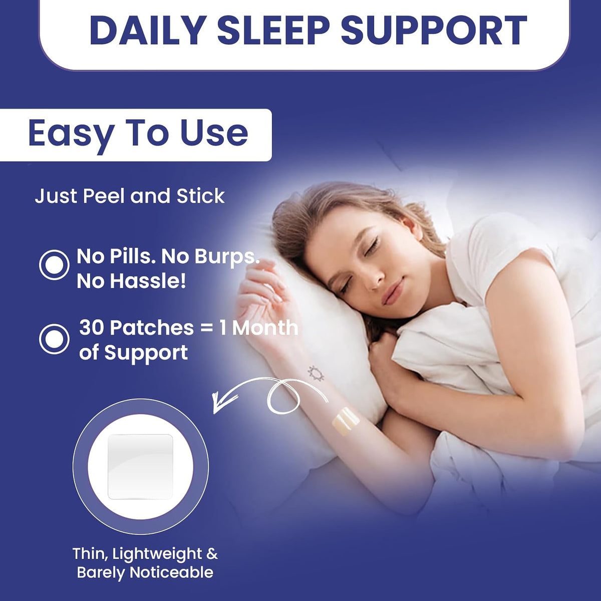 multivitamin sleep patches for deep sleep