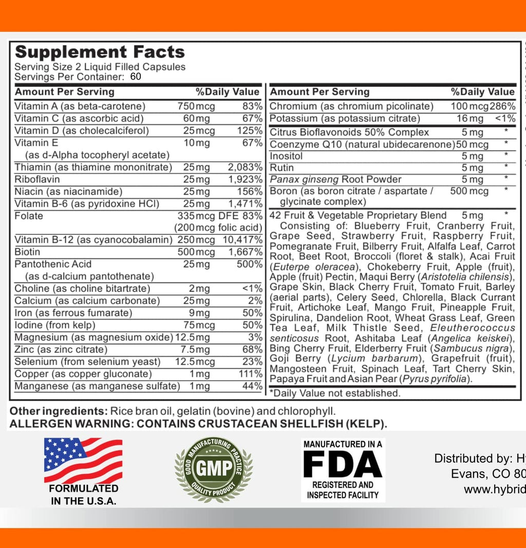multivitamin supplement for overall wellness