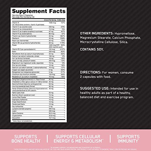multivitamin support for active women