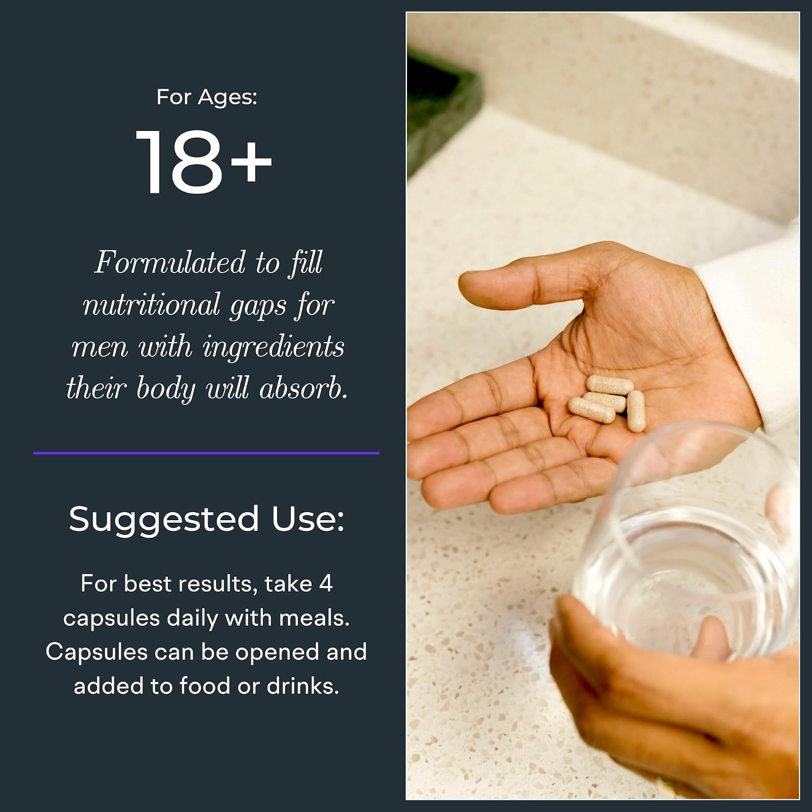 multivitamin support for busy men