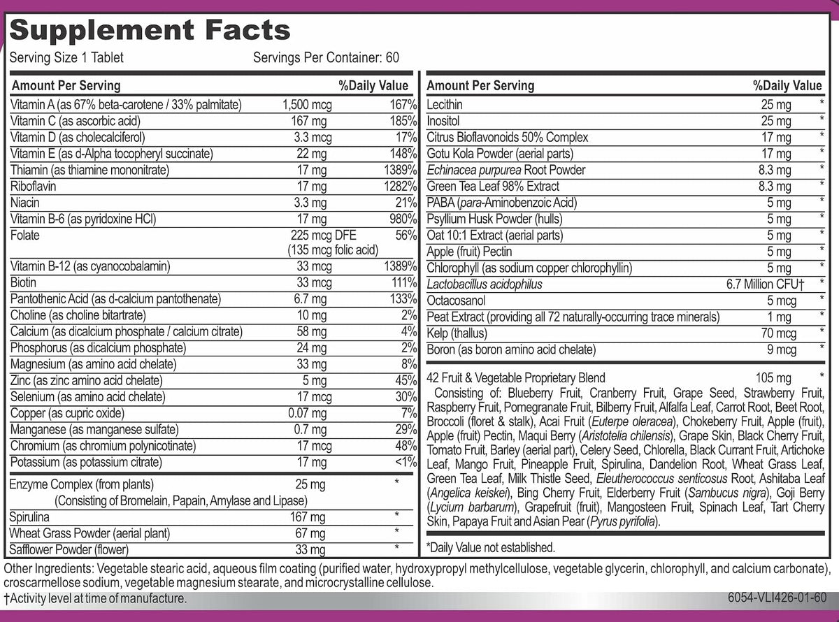 multivitamin support for busy women