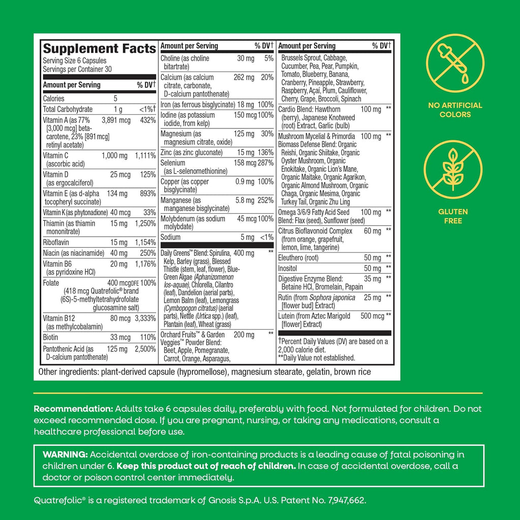 multivitamin support for immune health