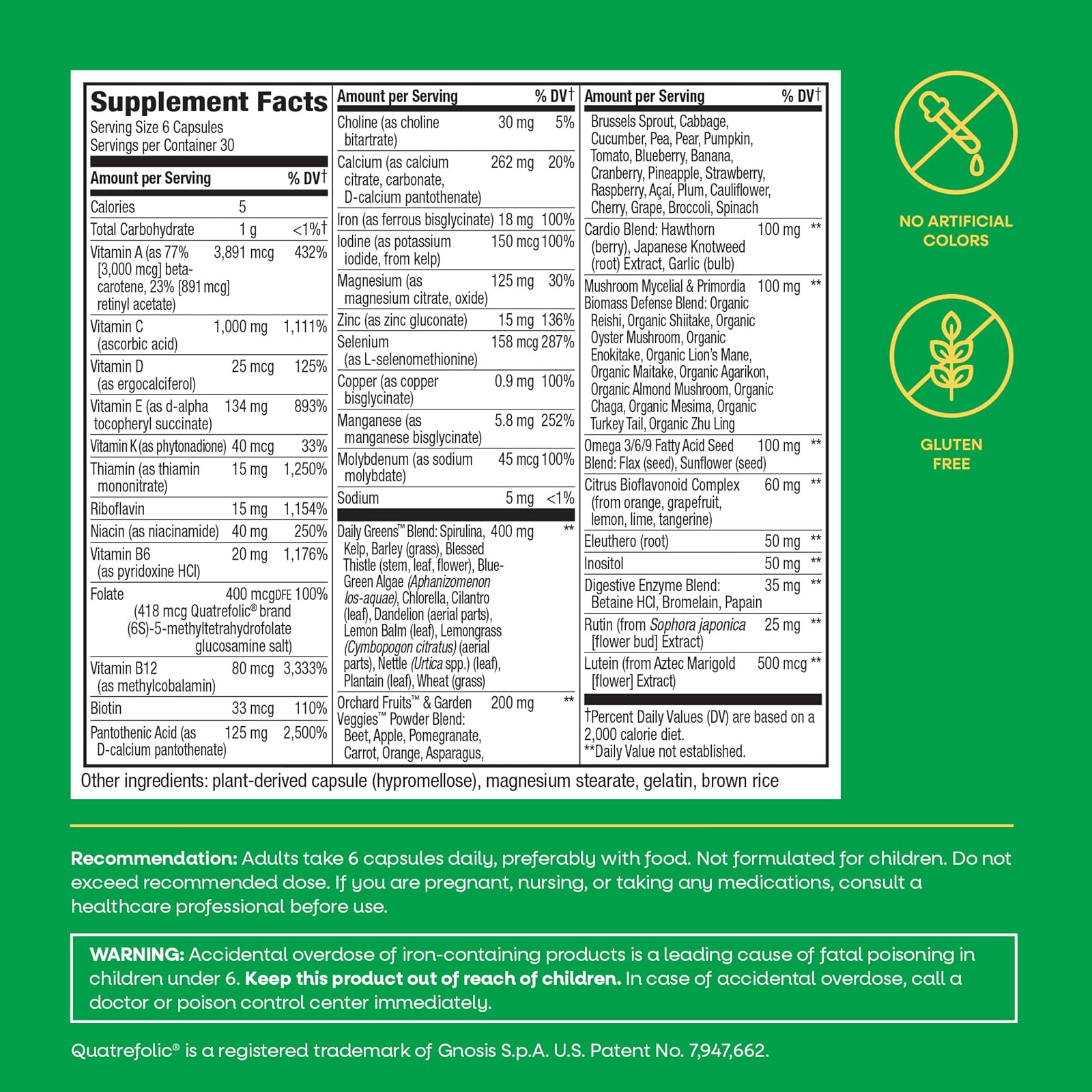 multivitamin support for immune health