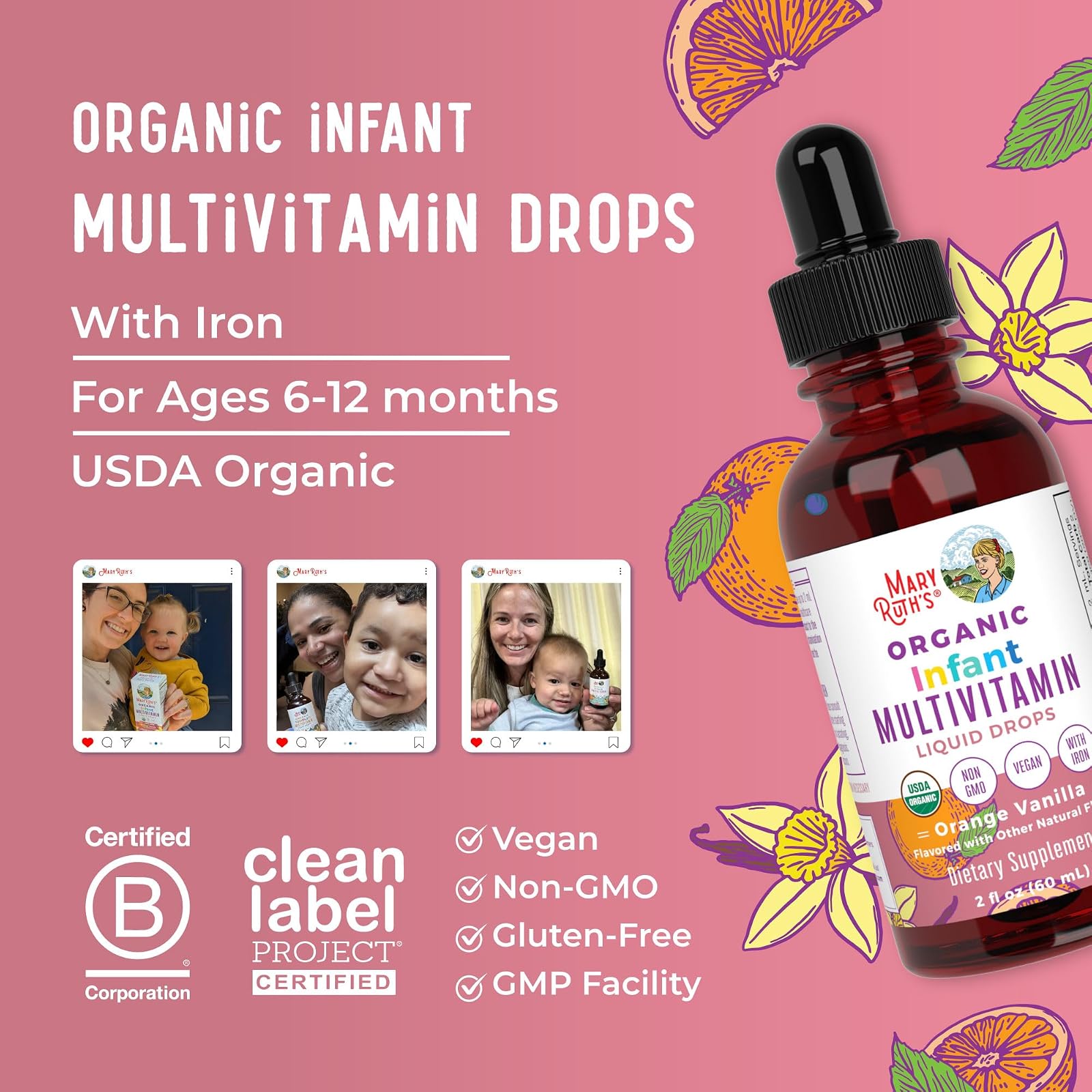 multivitamin support for infants
