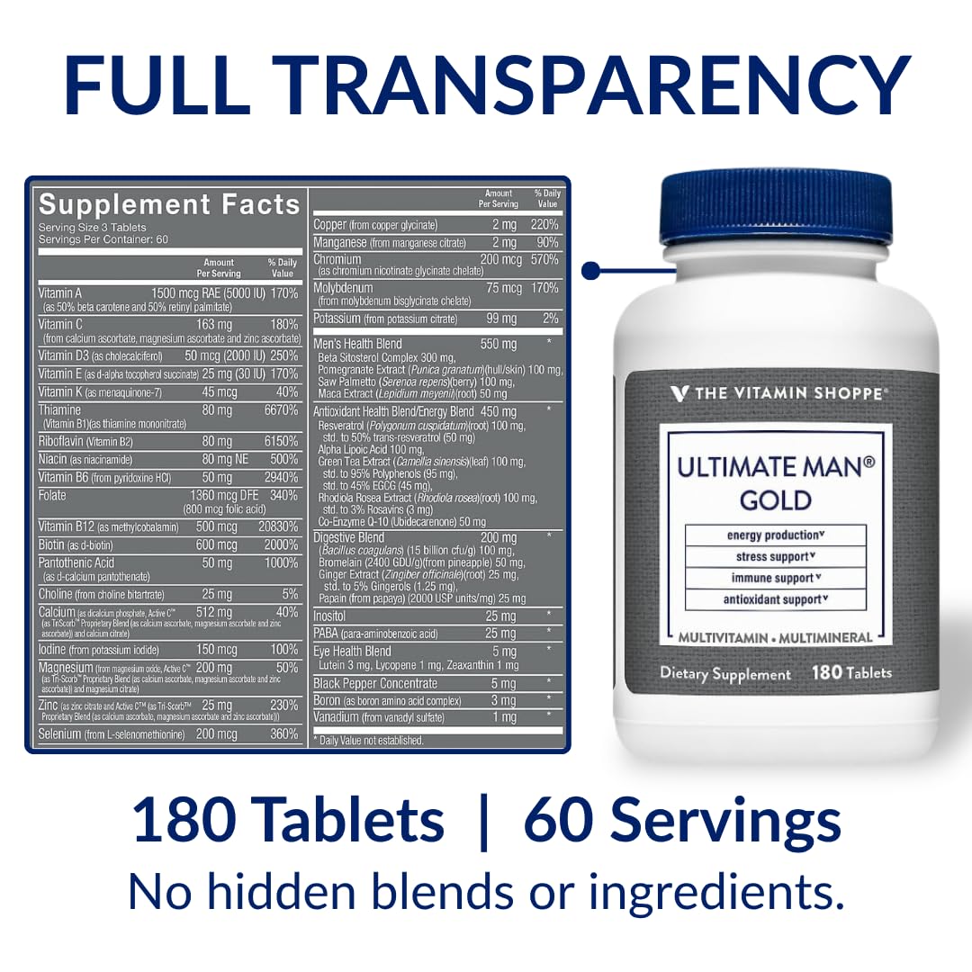 multivitamin support for men's health