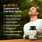 Multivitamin support for men's nutrition