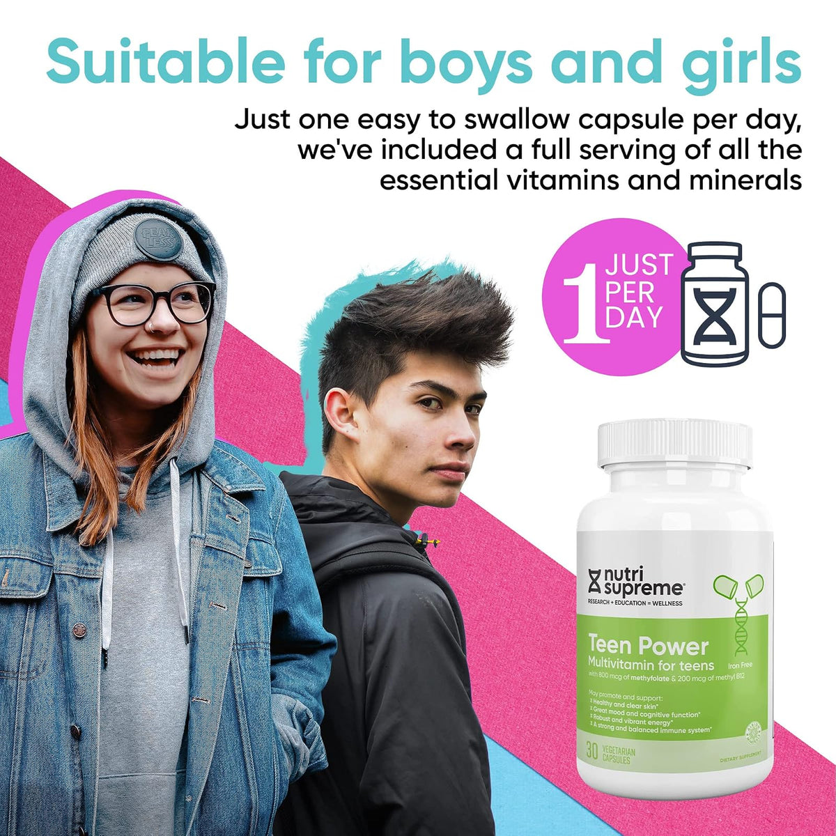 multivitamin support for teenage wellness