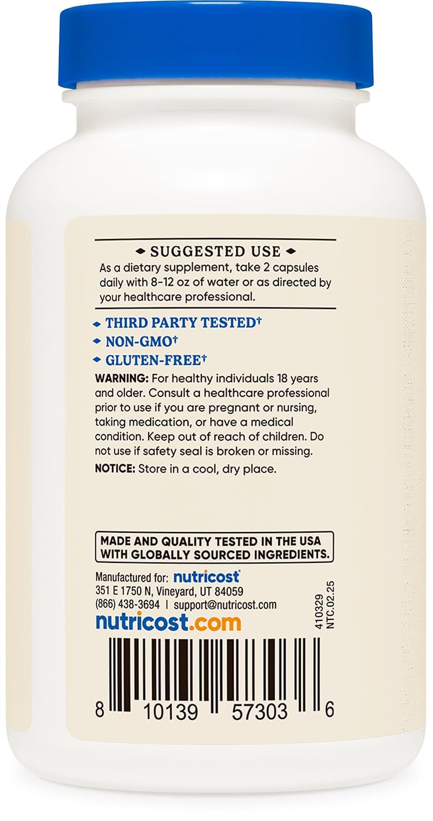 multivitamin support with Nutricost colostrum