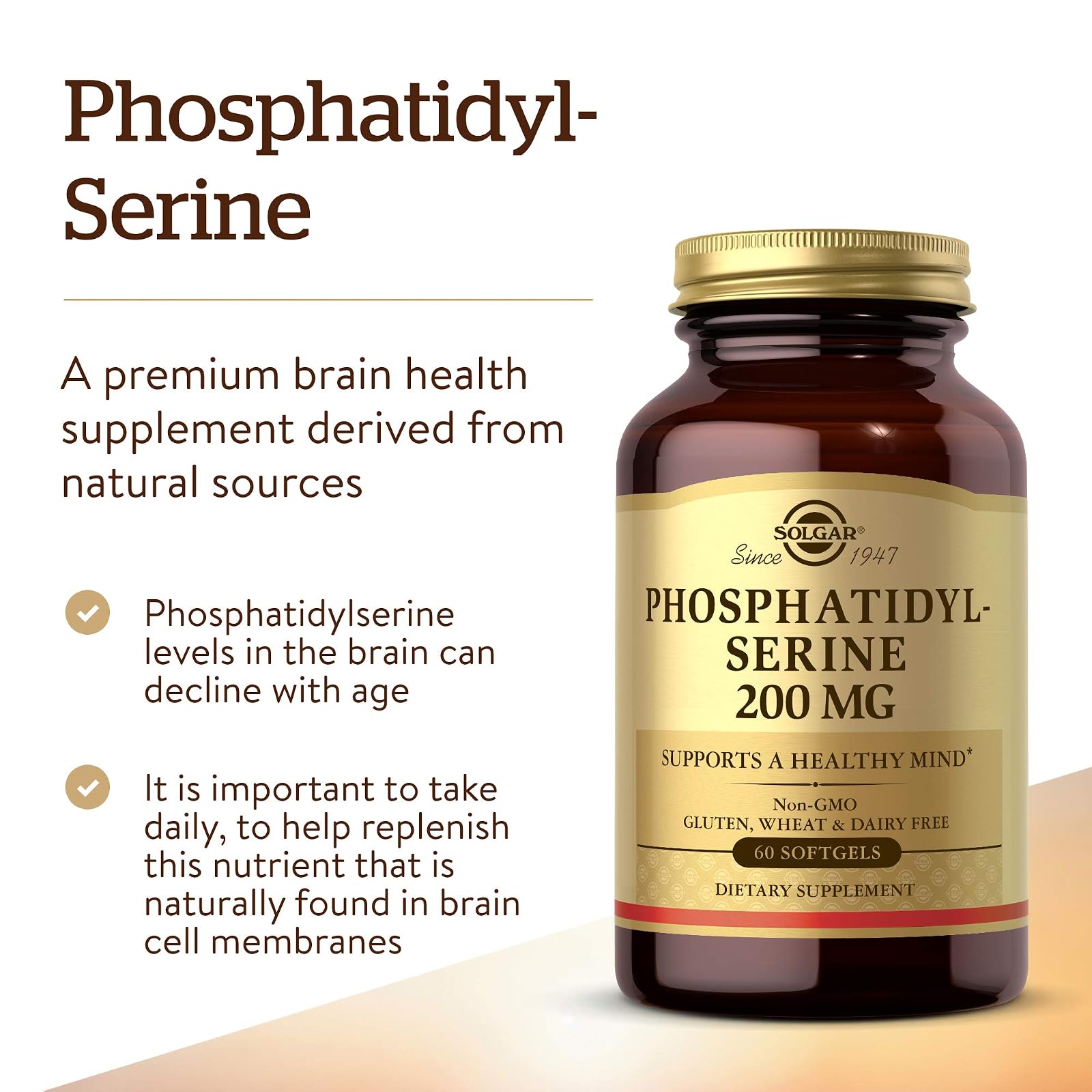 multivitamin support with Solgar phosphatidyl-serine