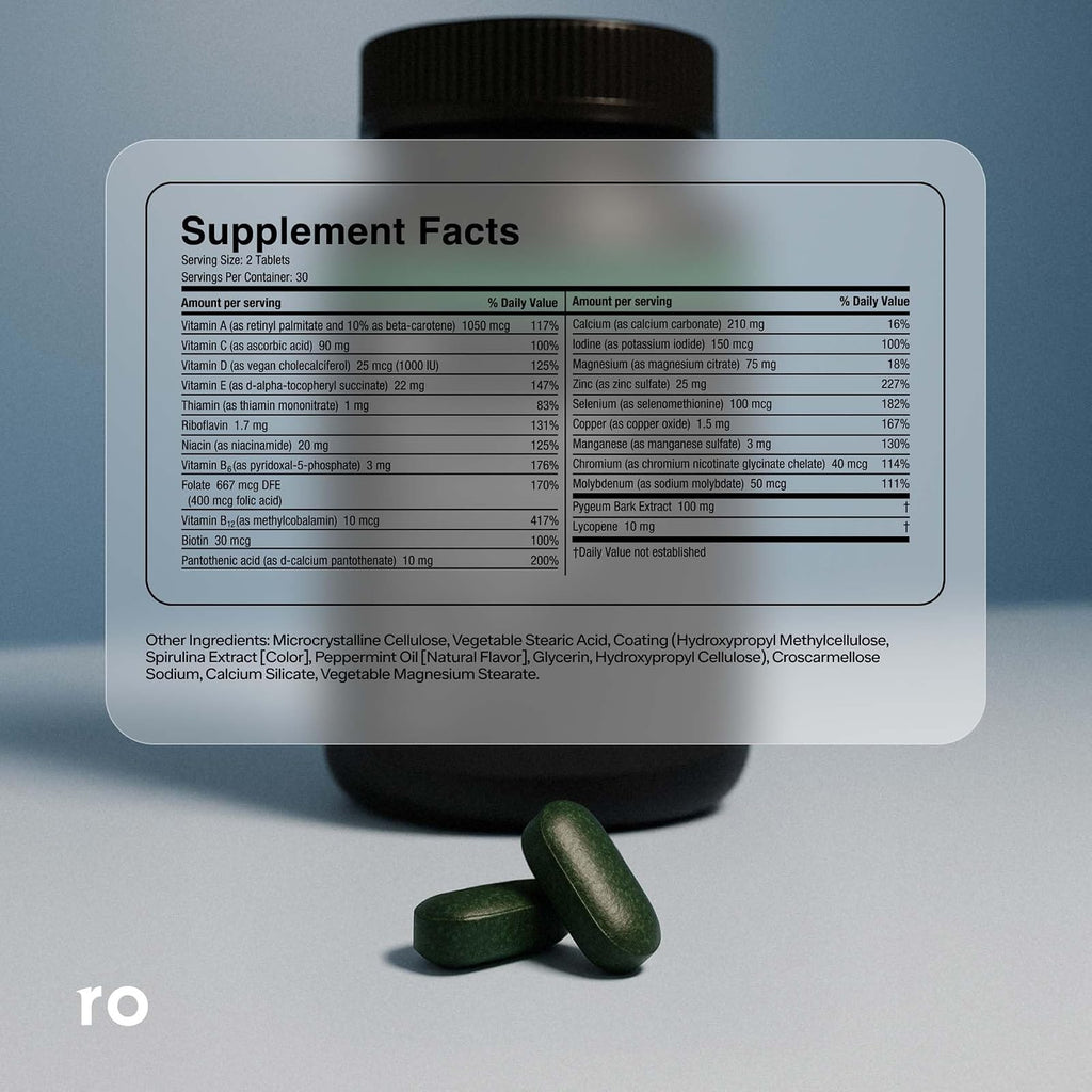 multivitamin tablets for active lifestyle