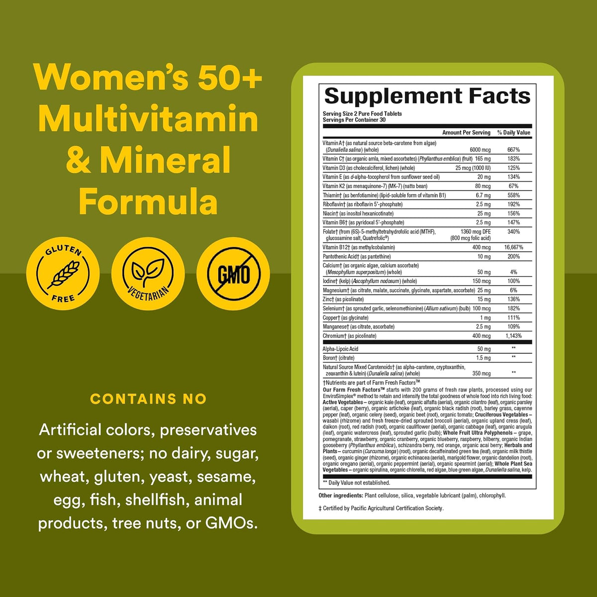 multivitamin tablets for active women