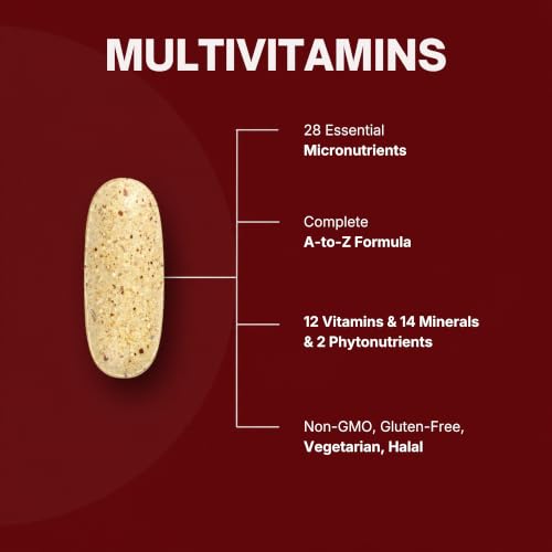 Multivitamin tablets with 28 vitamins