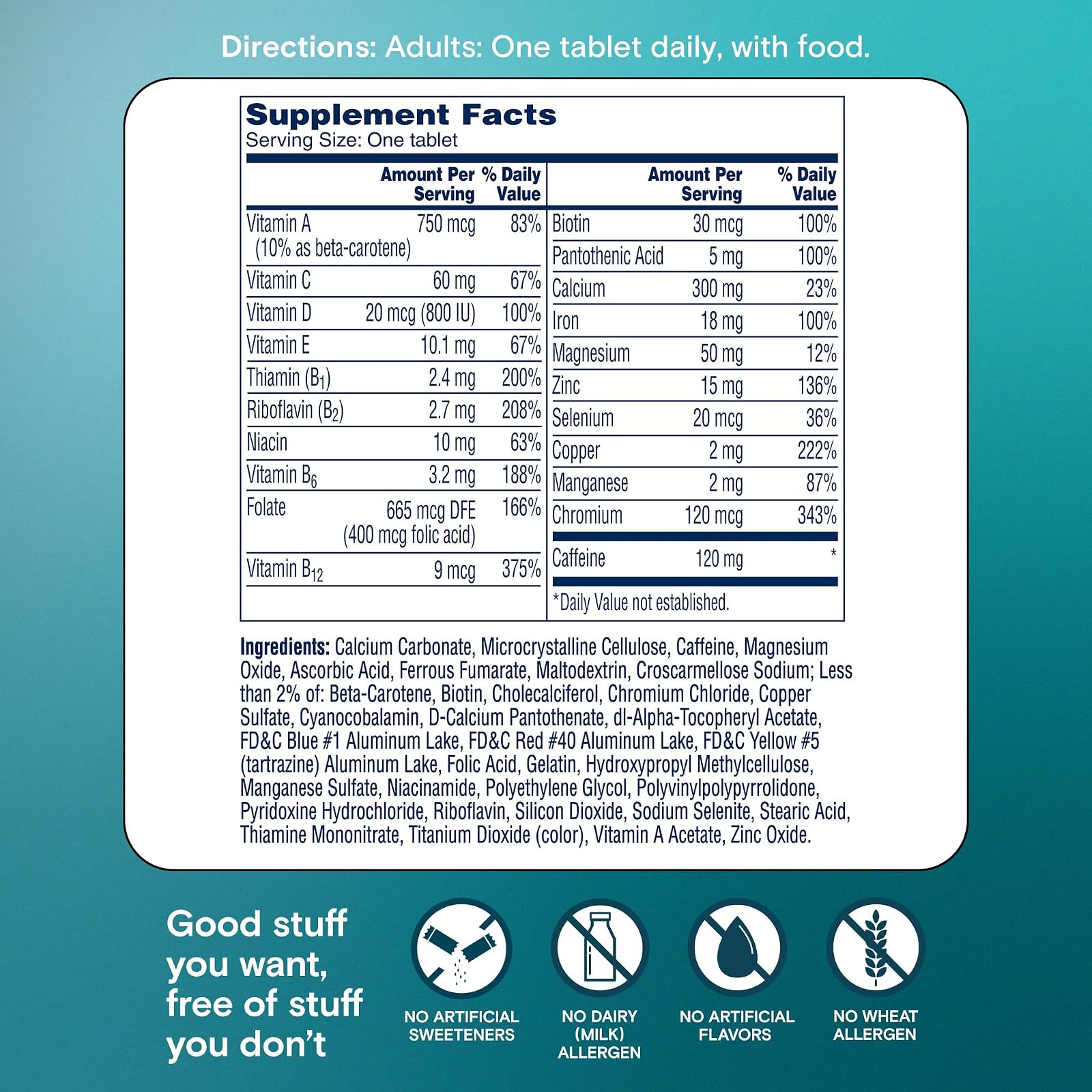 multivitamin with metabolism support