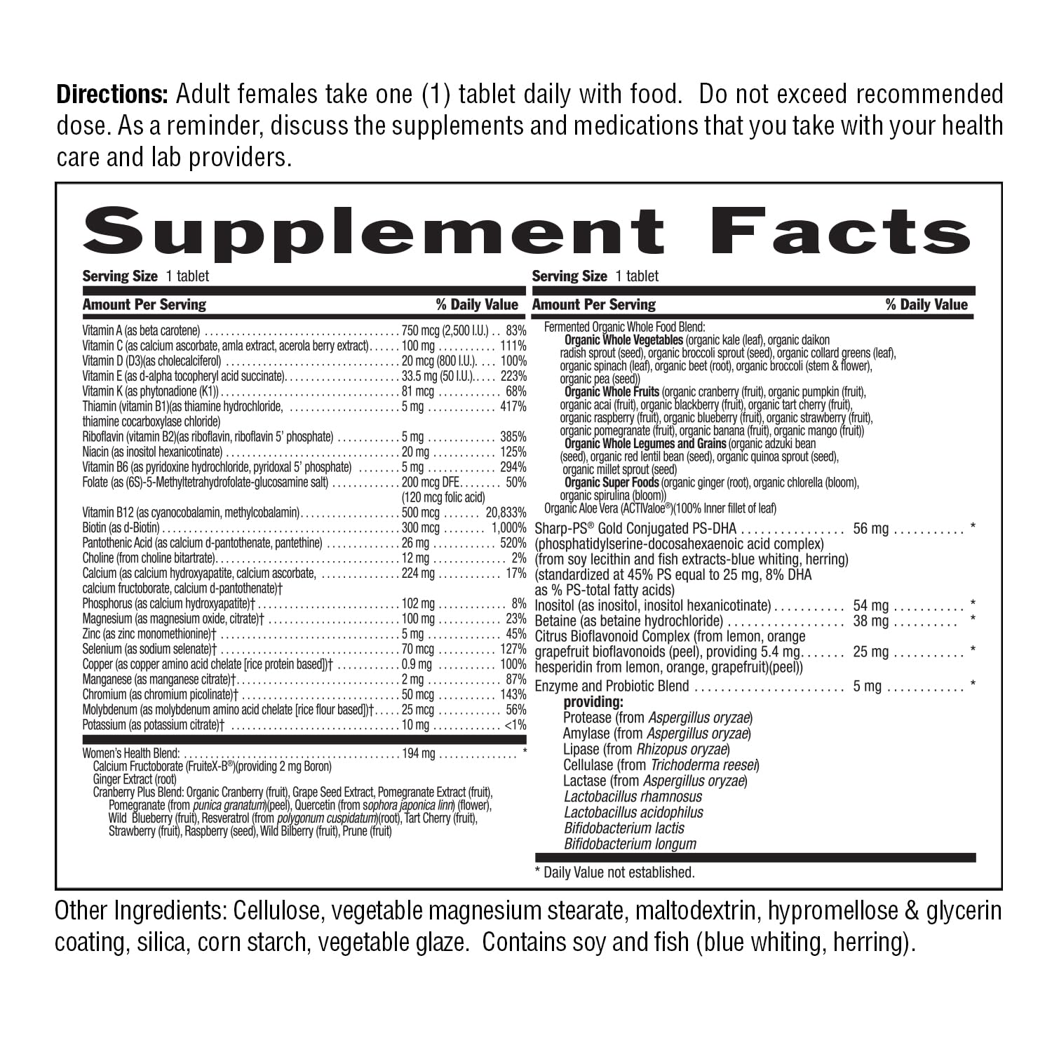 multivitamin with probiotics for women