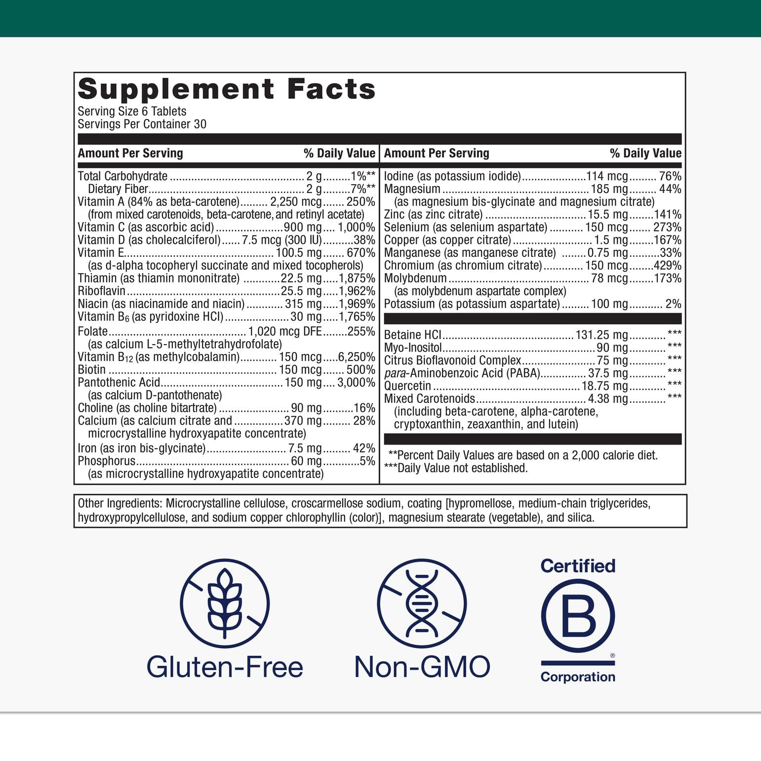 multivitamin with quercetin for allergies