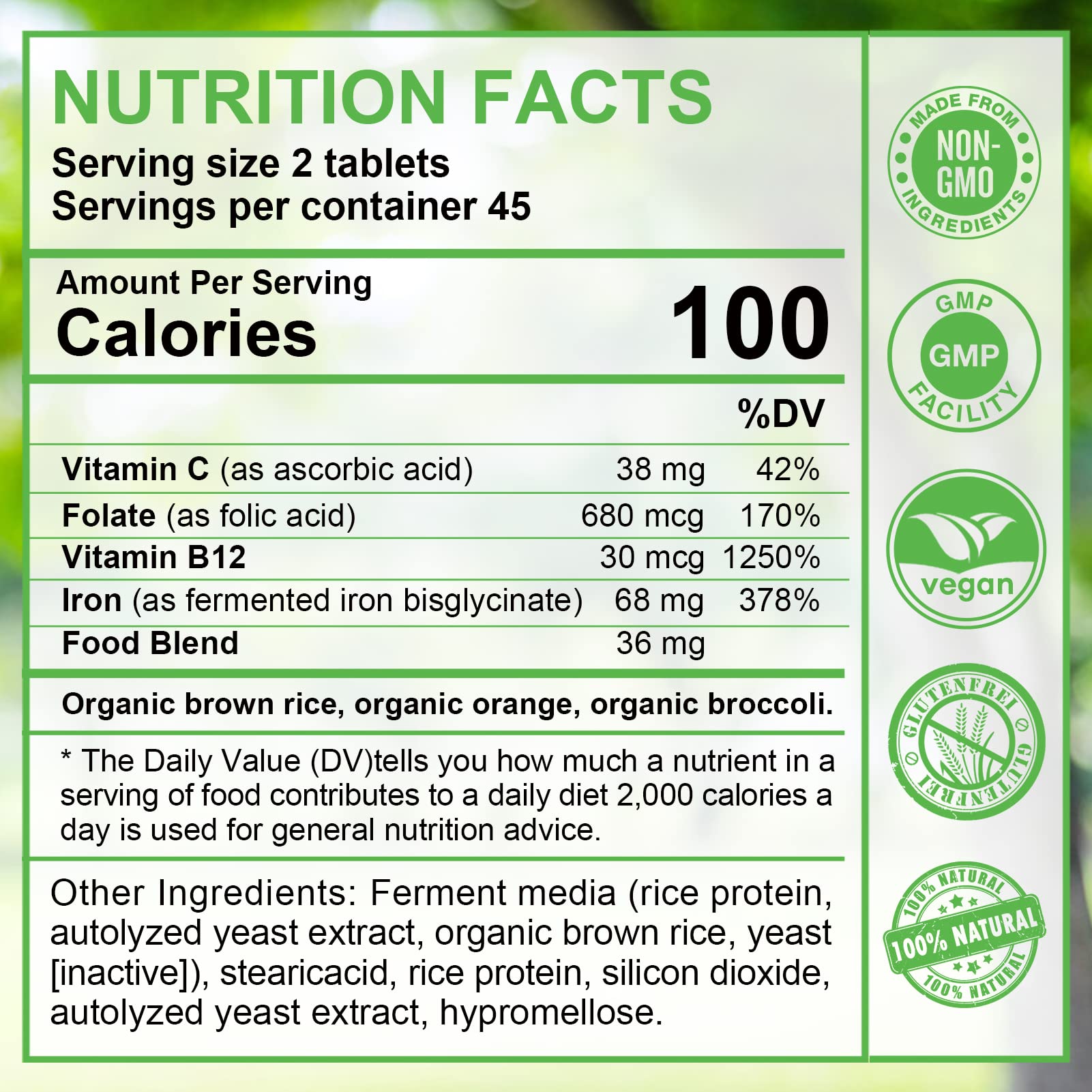 multivitamin with vitamin C and B12