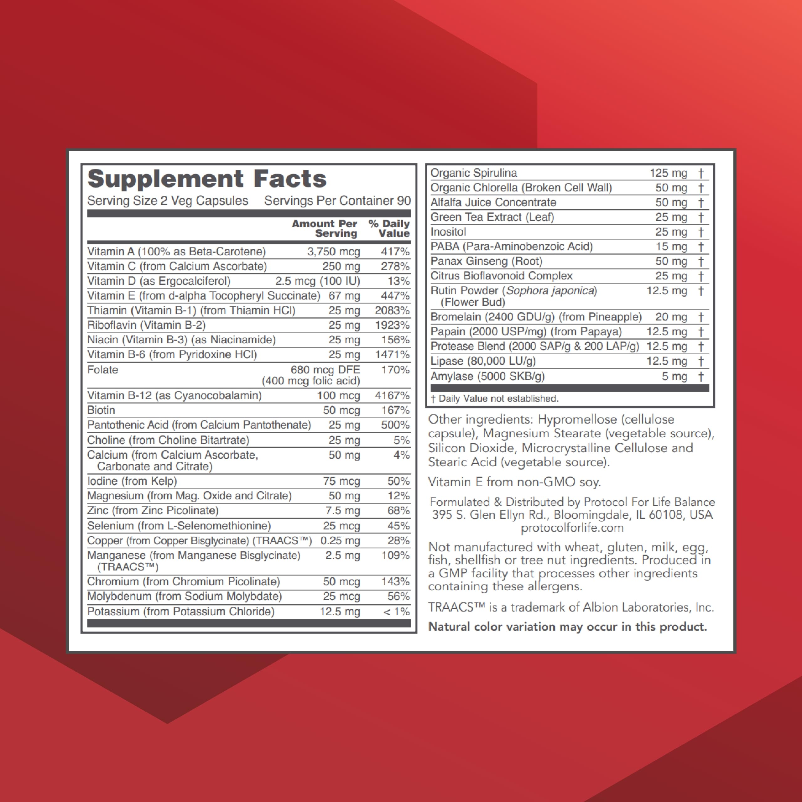multivitamin with vitamins C B6 B12