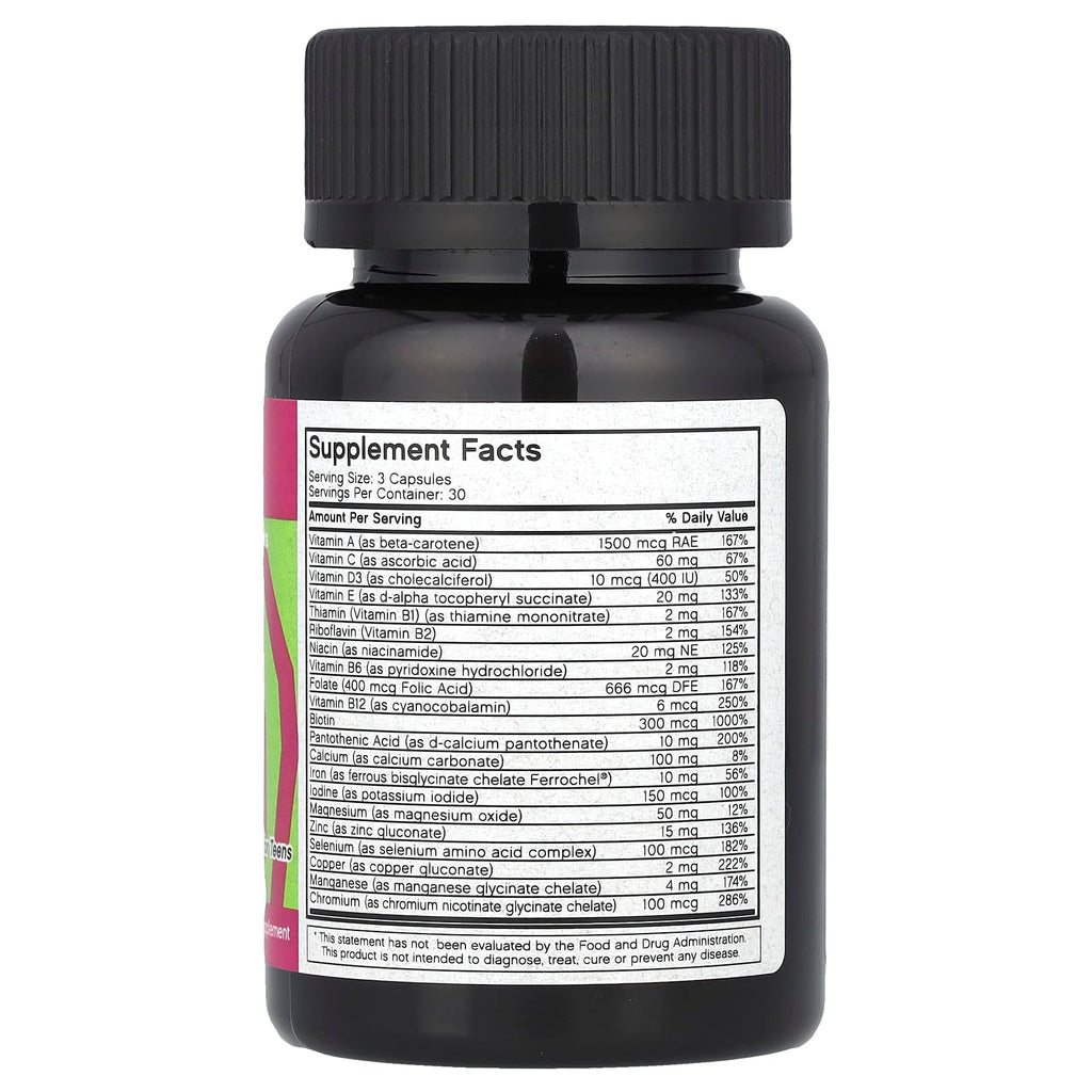 multivitamins and minerals for teens