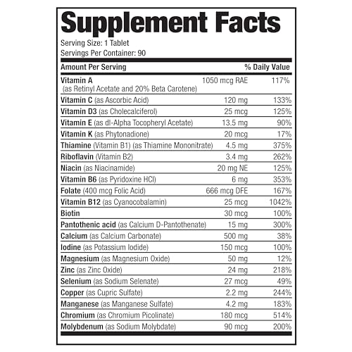 Multivitamins designed for women's unique needs
