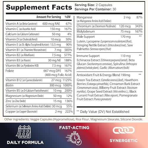multivitamins for active Canadian men