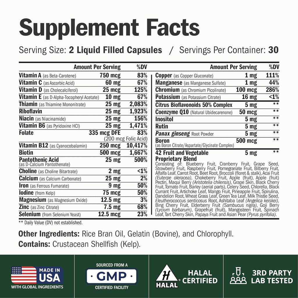 multivitamins for active lifestyles
