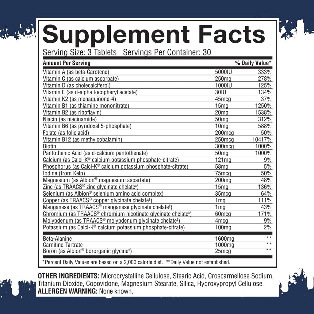 multivitamins for active lifestyles