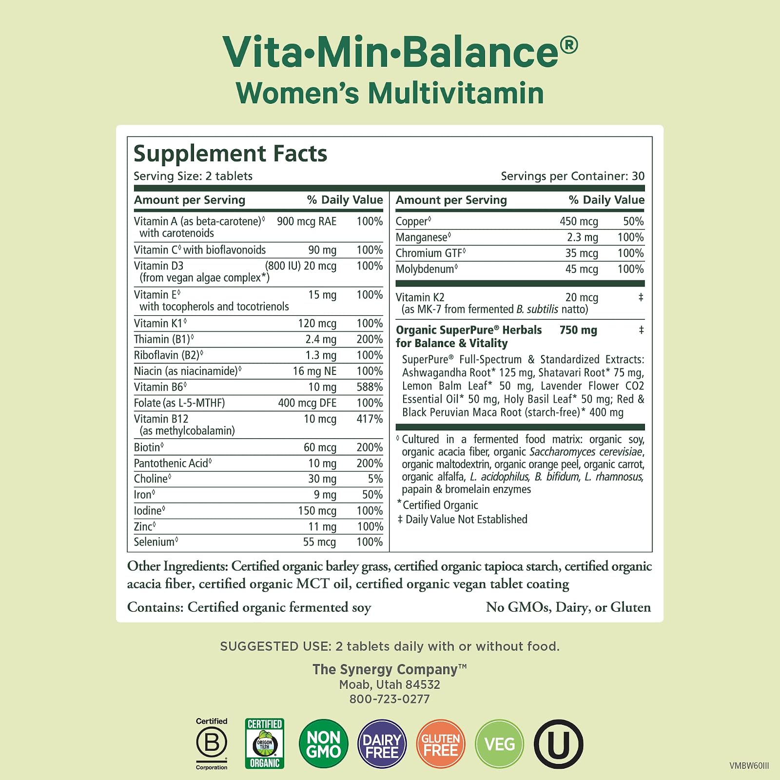 multivitamins for active lifestyles