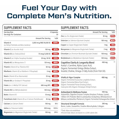 multivitamins for active lifestyles