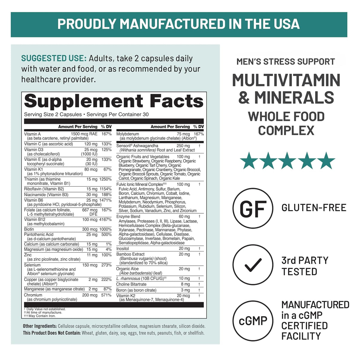 multivitamins for active men