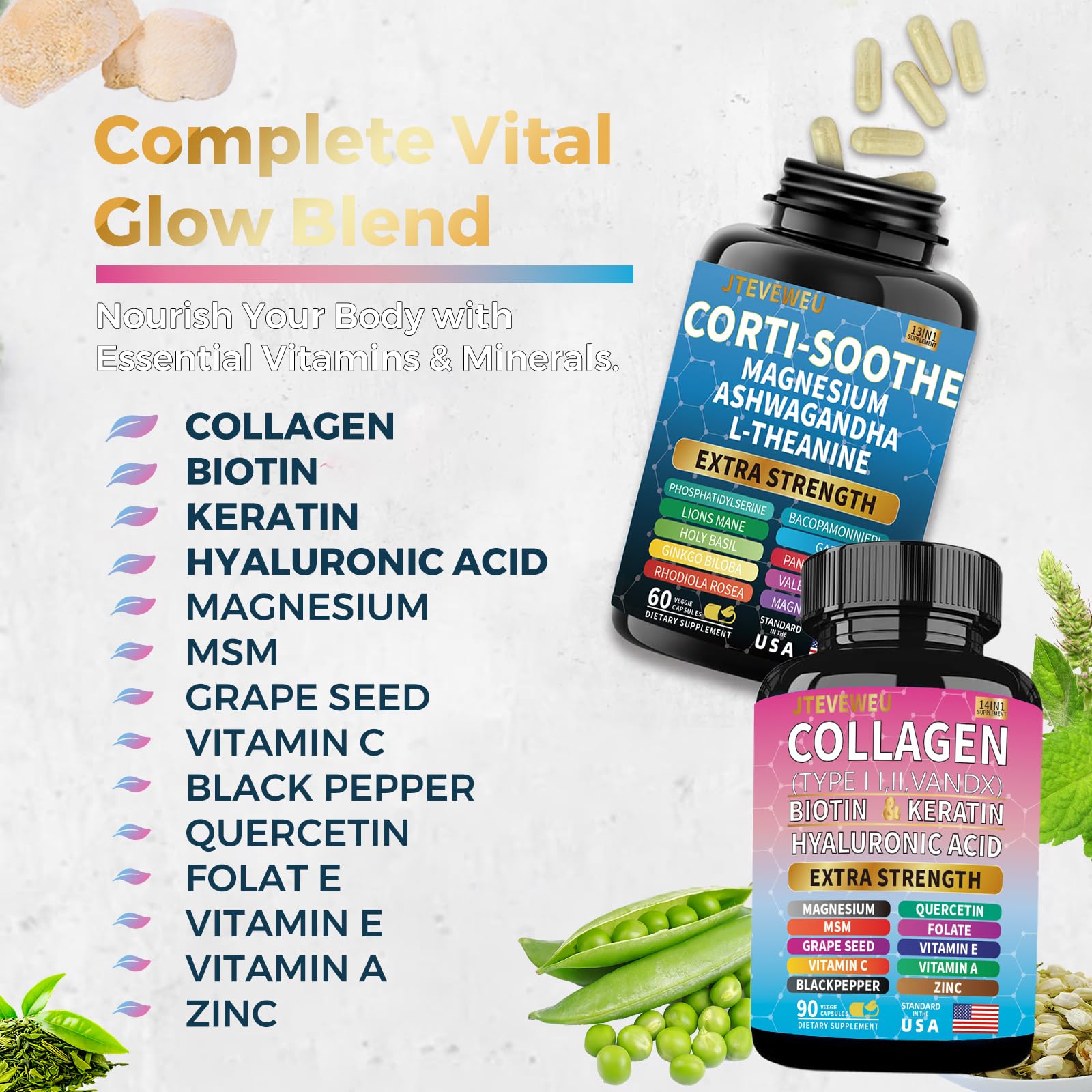 multivitamins for balanced cortisol levels