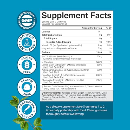 multivitamins for calming effects