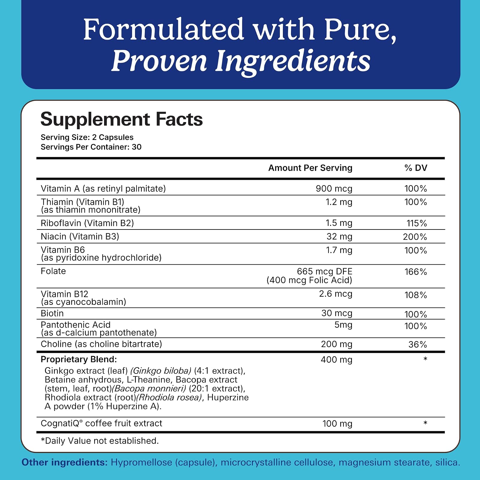 multivitamins for cognitive support