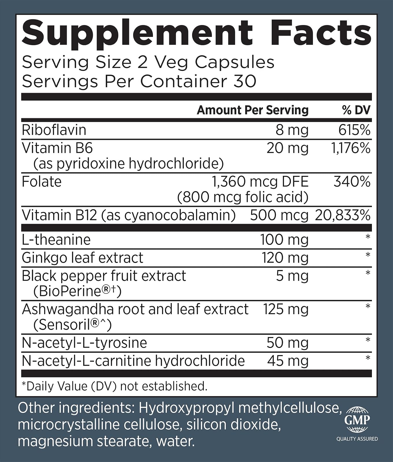 multivitamins for cognitive support