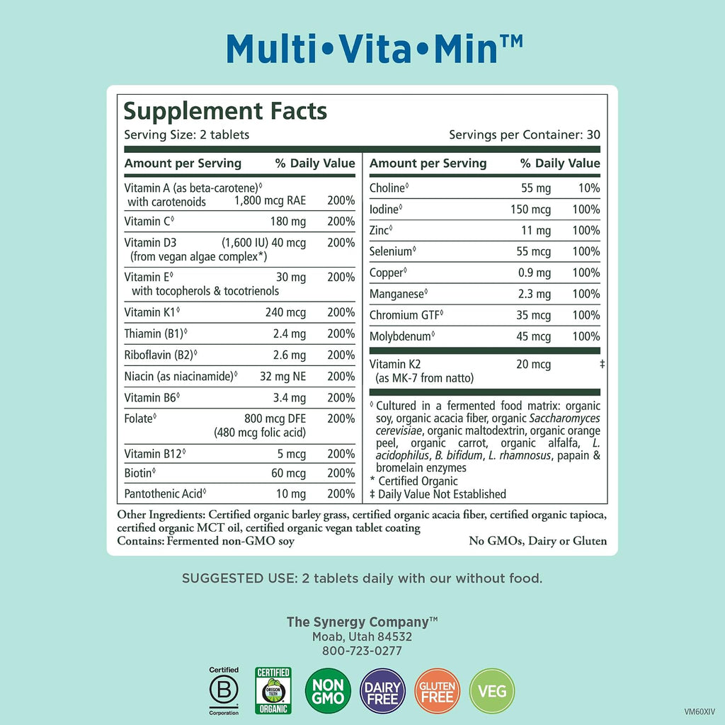 multivitamins for daily wellness support