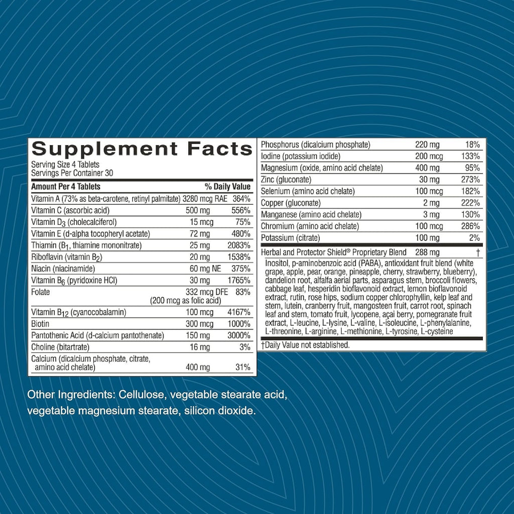 multivitamins for energy and vitality