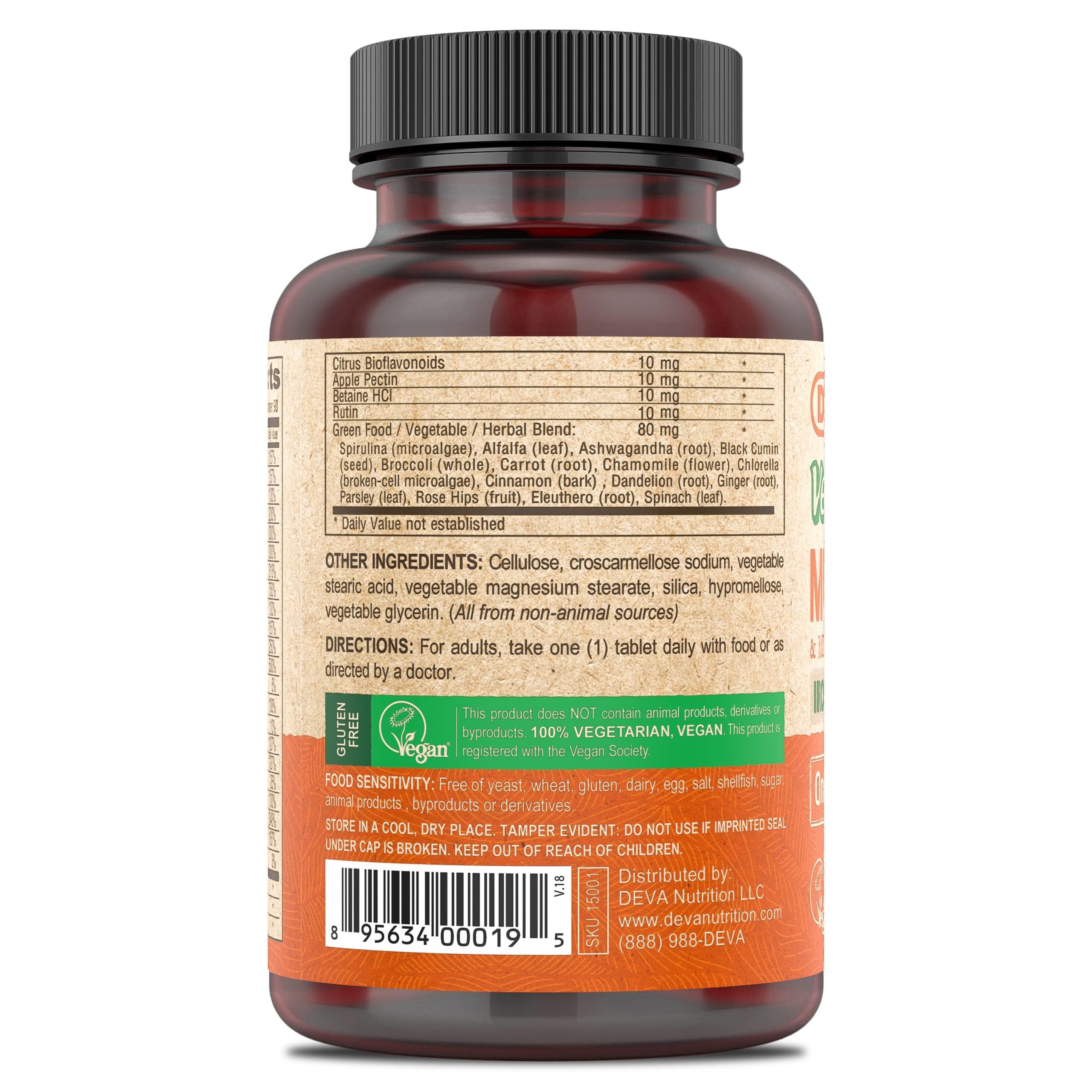 multivitamins for energy and vitality