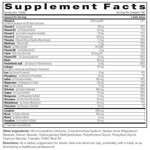 multivitamins for energy and wellness