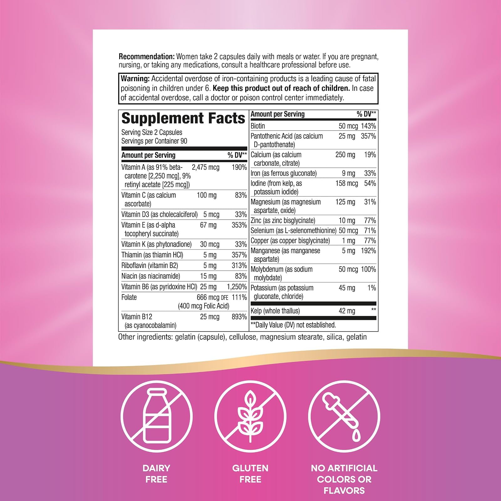 multivitamins for expecting mothers