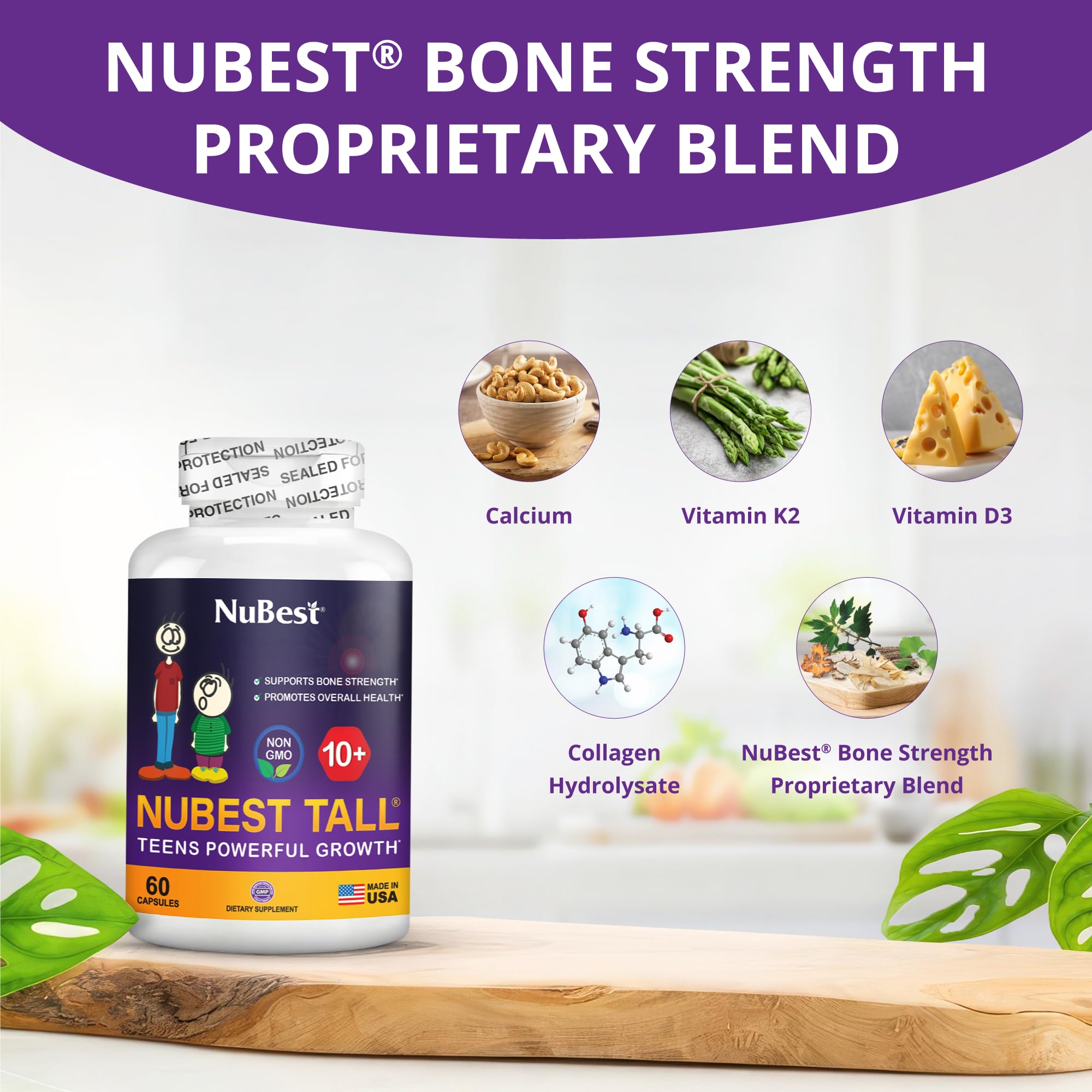 Multivitamins for healthy bone development