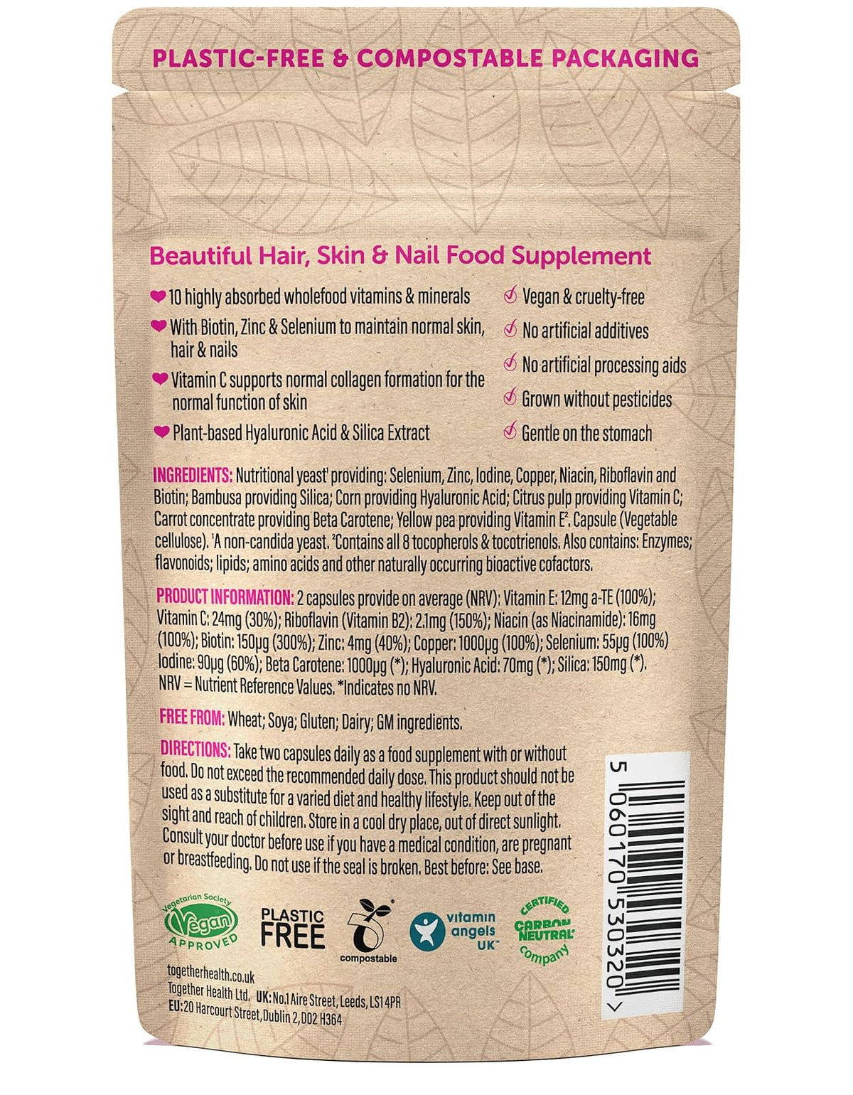 Multivitamins for healthy hair growth