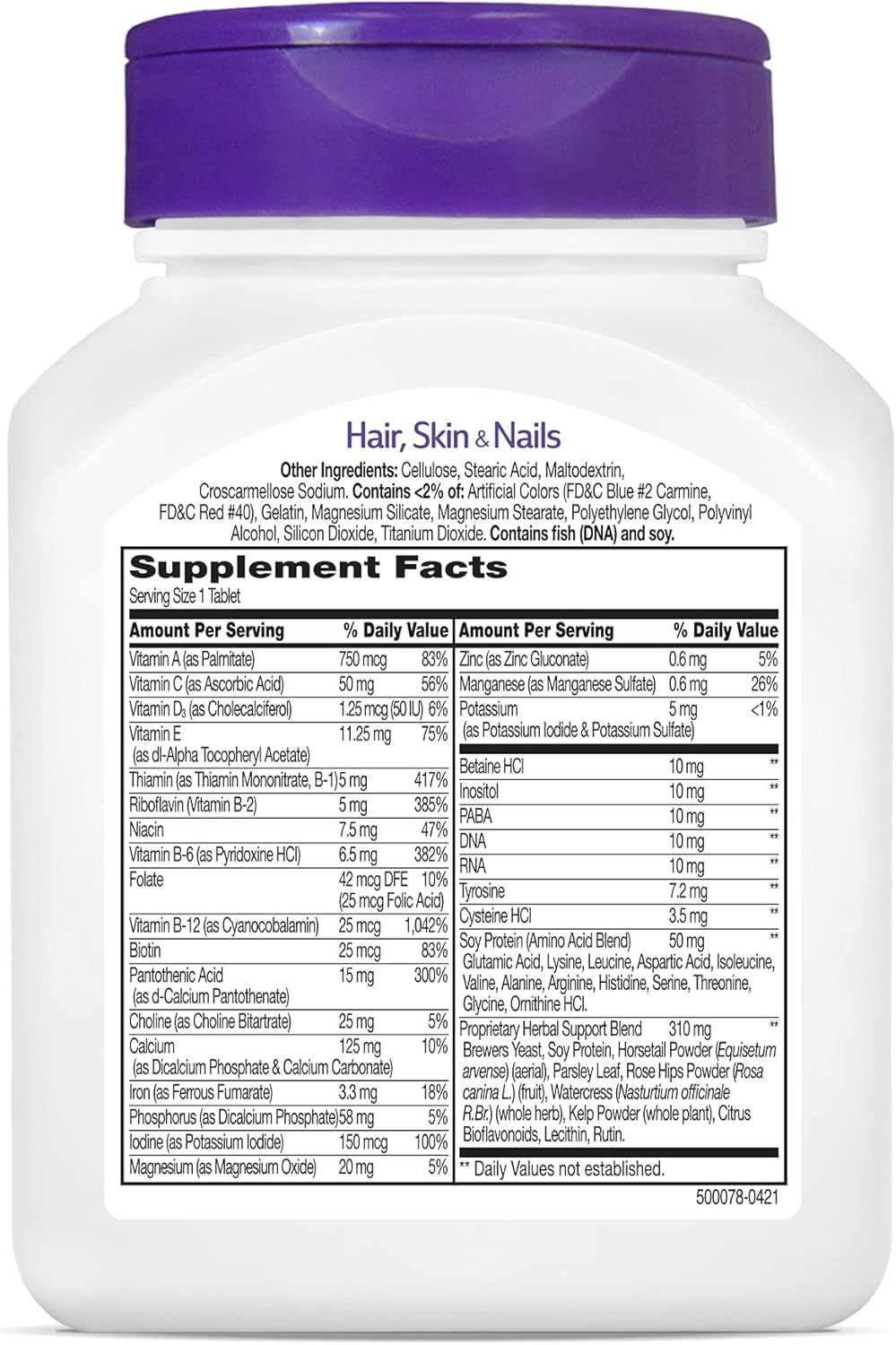 multivitamins for healthy hair growth