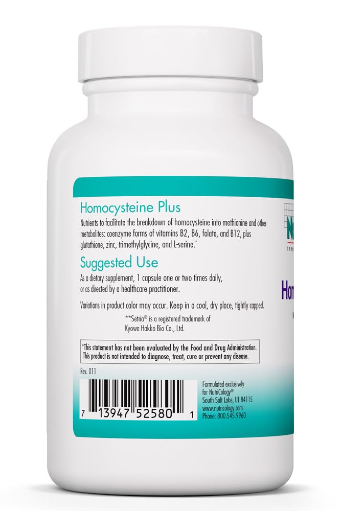 multivitamins for healthy homocysteine levels