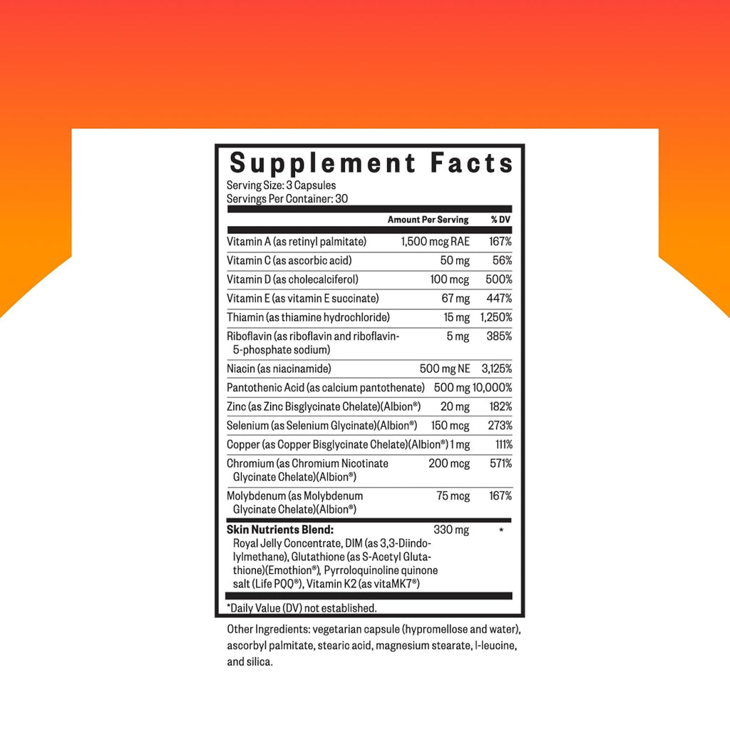 multivitamins for healthy skin